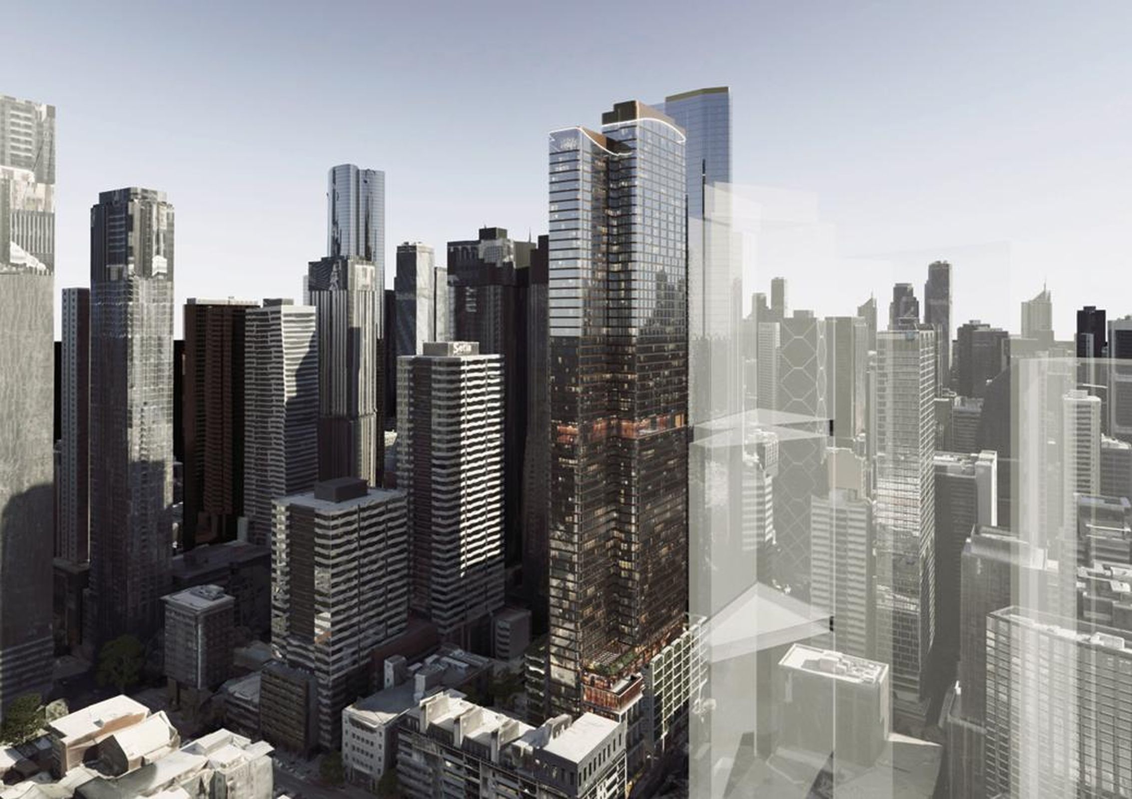 Sixty-seven-storey housing tower approved in Melbourne CBD | ArchitectureAu
