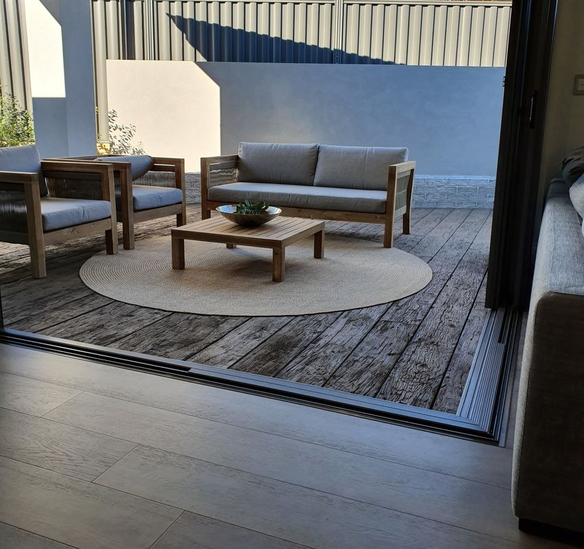 Millboard Weathered Oak composite decking by Concept Materials Australia | ArchitectureAu