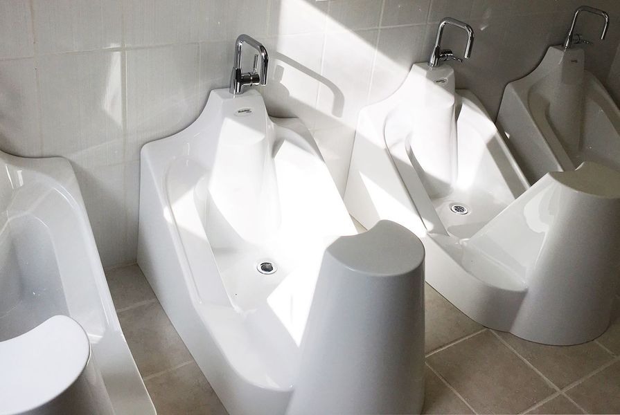 Classic wudu washbasin by WuduMate | ArchitectureAu