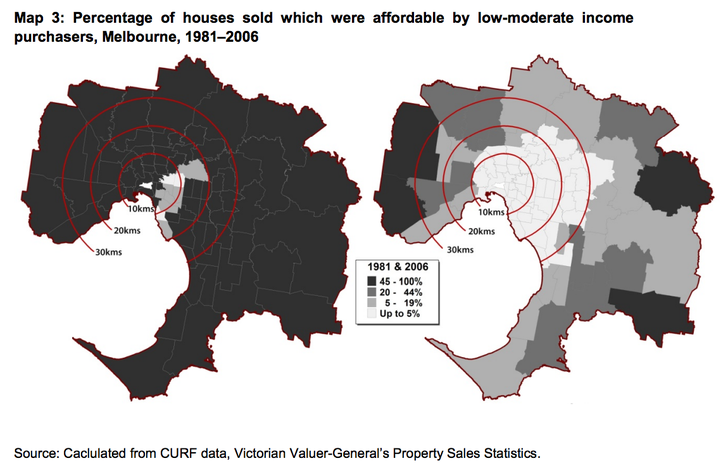Australian cities are spatially and socially divided, government report ...
