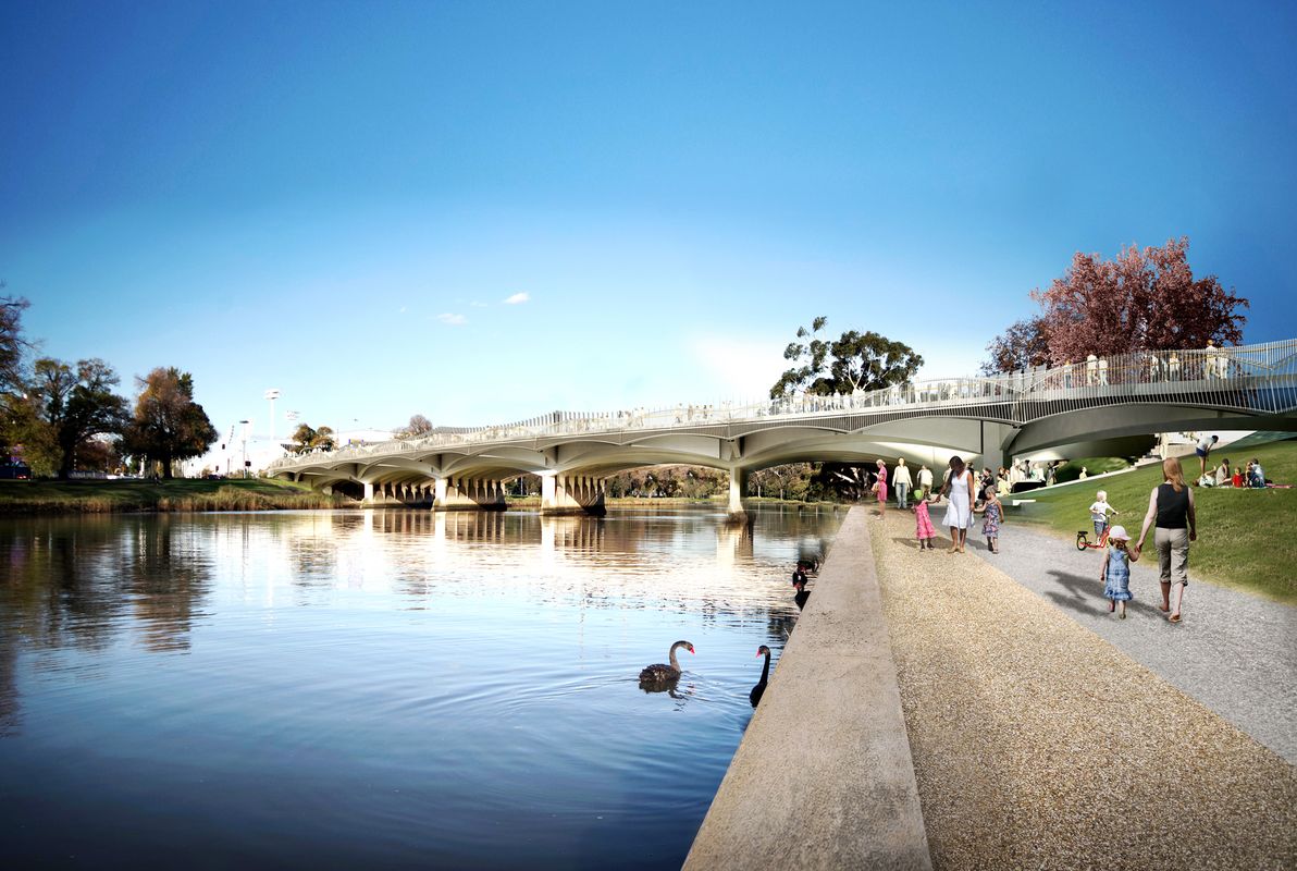 Designs for Swan Street Bridge upgrade unveiled | ArchitectureAu