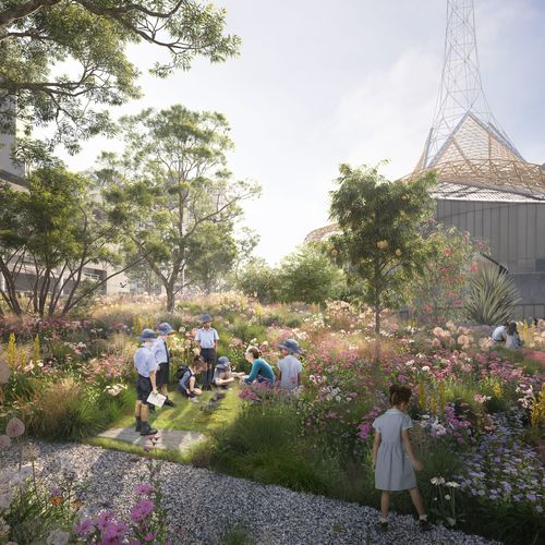 Final designs for evolving garden in Melbourne Arts Precinct unveiled | ArchitectureAu