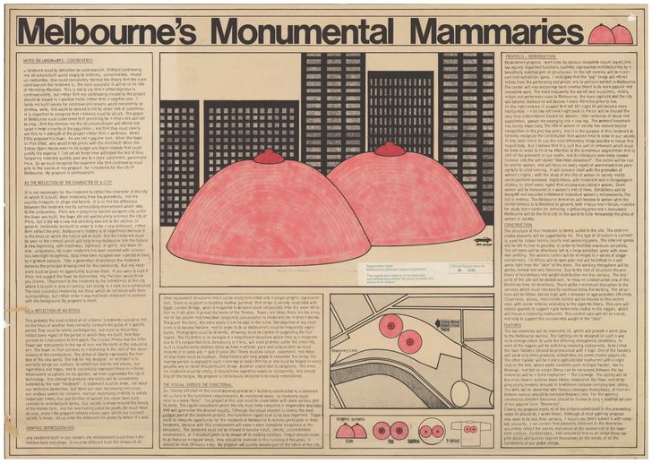Another failed Melbourne design competition… c.1978 | ArchitectureAu