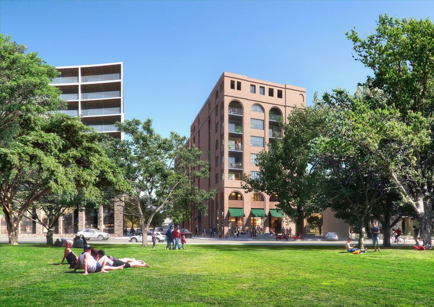 Social housing complex inspired by woolstores and terraces | ArchitectureAu