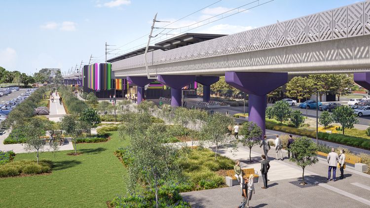 Two more Melbourne station designs unveiled | ArchitectureAu