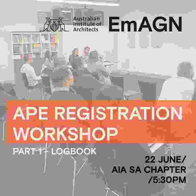 APE Registration Workshop Part 1 – Logbook | ArchitectureAU