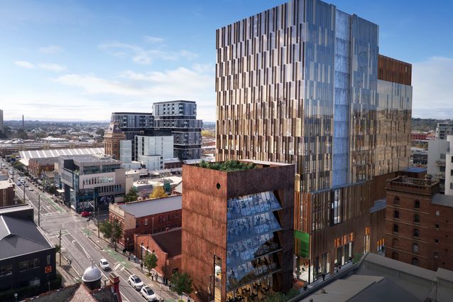 John Wardle Architects-designed 12-storey Collingwood office tower ...