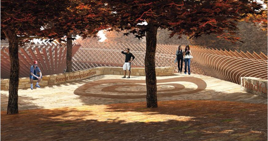 Freefall: A spiralling sculpture | ArchitectureAu