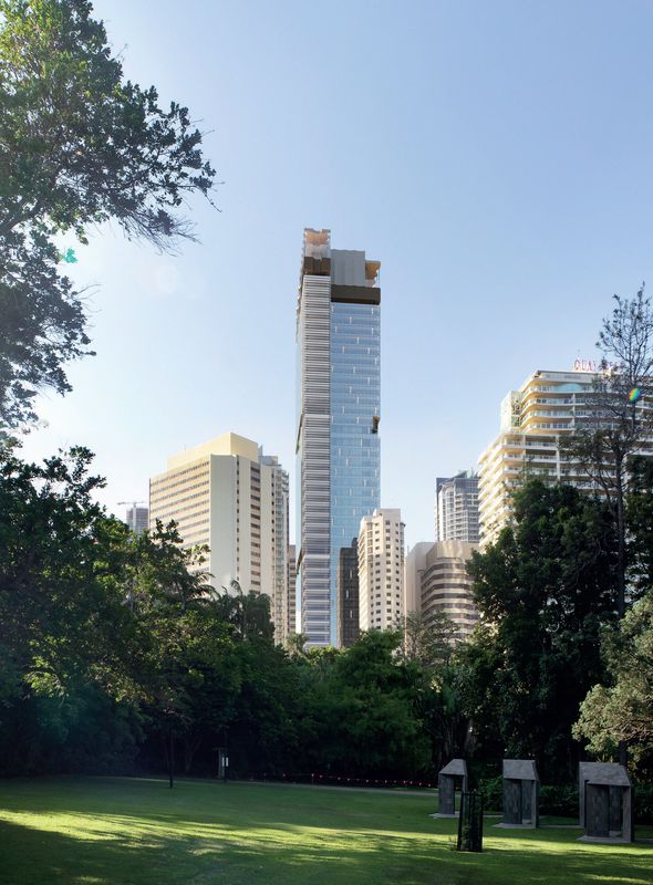 Biophilic tower proposed for central Brisbane | ArchitectureAu