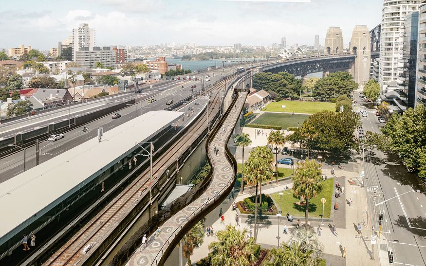 Major works commence on Sydney Harbour Bridge Cycleway | ArchitectureAu