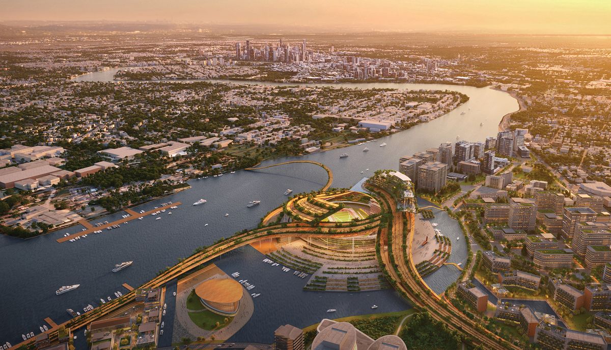 Design alliance unveils bold proposal for Brisbane 2032 Olympic stadium ...