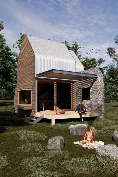 Stargazing Eco Cabin by AO Design Studio | ArchitectureAu