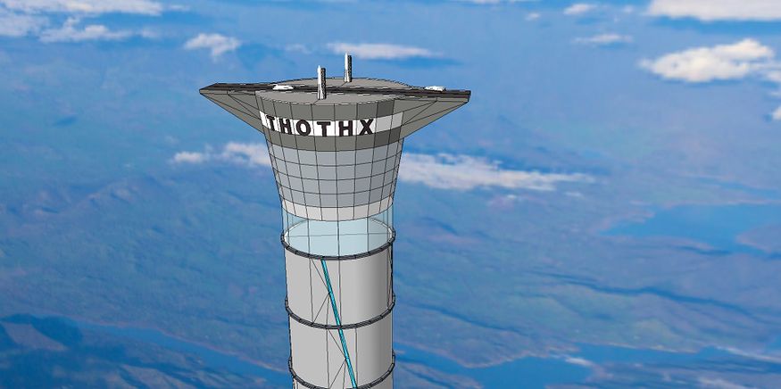 Inflatable tower to the edge of space | ArchitectureAu
