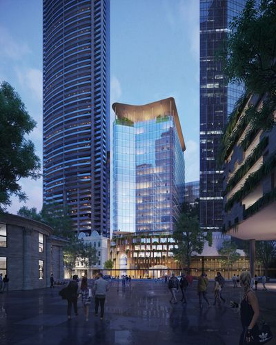 ‘Sculpted’ Brisbane tower to be created from 70s shell | ArchitectureAu