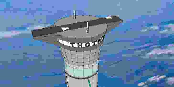 Inflatable tower to the edge of space | ArchitectureAu