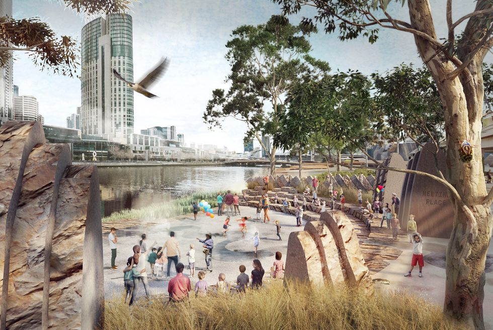 Design ideas unveiled for Melbourne’s Greenline | Landscape Australia