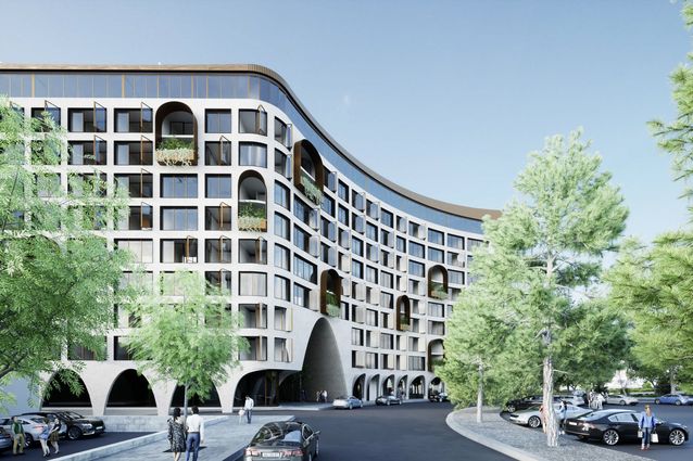 Canberra tower complex designed around central courtyard | ArchitectureAu
