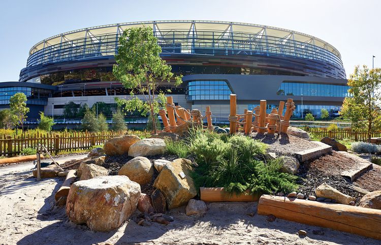 Finding a sense of place: Optus Stadium parklands | Landscape Australia