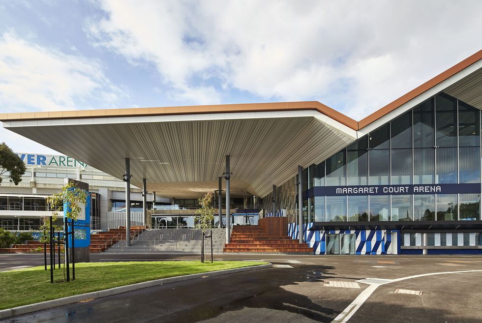 Big serve: Margaret Court Arena | ArchitectureAu