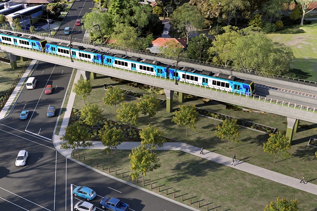 Cox and Aspect designs for Melbourne sky rail revealed | ArchitectureAU