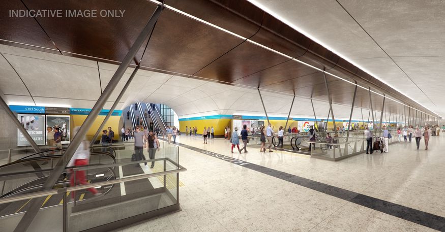 Designs of Melbourne's Metro Tunnel stations unveiled | ArchitectureAu