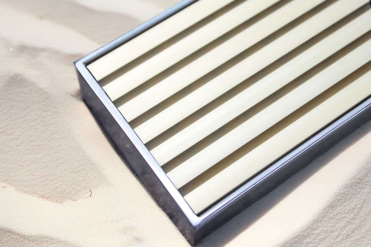 65 mm wide Wave Grate from Stormtech | ArchitectureAu