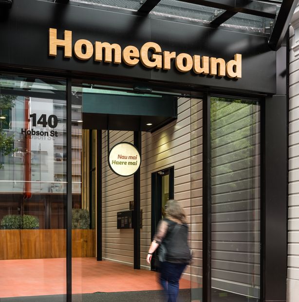 HomeGround Auckland City Mission - Signage & Wayfinding by Diadem ...