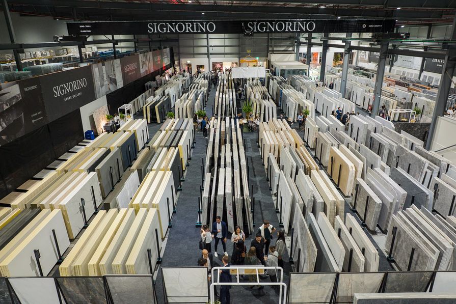 Expanded Signorino Stone Gallery launches | ArchitectureAU