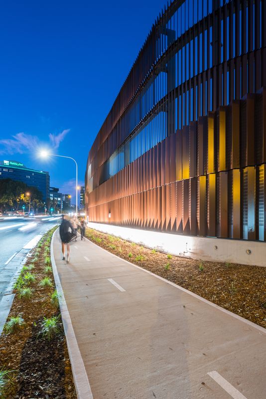 Mascot Traction Substation - Sculptural Screen by PTW Architects ...