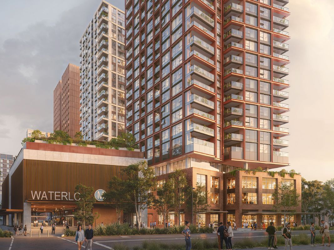 Over-station development at Waterloo Metro on exhibition with major ...
