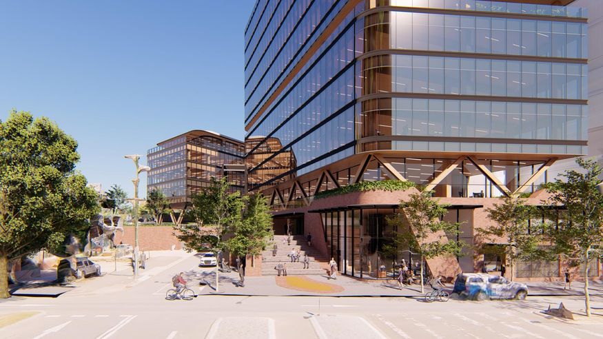 Cox's CLT design selected for Geelong civic precinct | ArchitectureAu