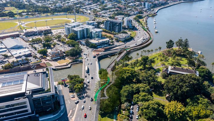 Another green bridge design finalized for Brisbane | ArchitectureAu