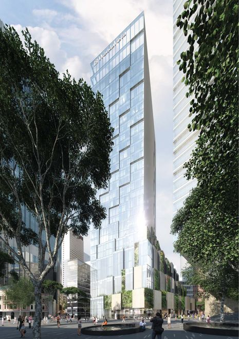 New visions of Kengo Kuma's first Australian tower | ArchitectureAu