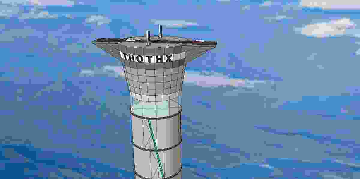 Inflatable tower to the edge of space | ArchitectureAu