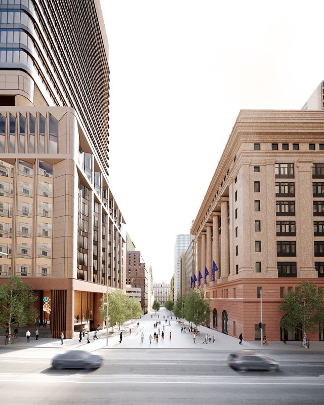 NSW gov’t approves towers over Martin Place metro | ArchitectureAu
