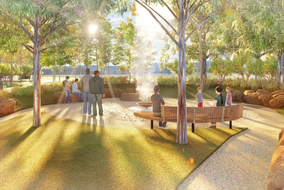 Construction begins on new Melbourne memorial park | Landscape Australia