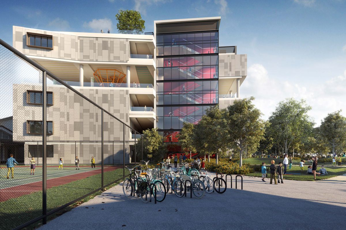Vertical primary school proposed for Western Sydney | ArchitectureAu