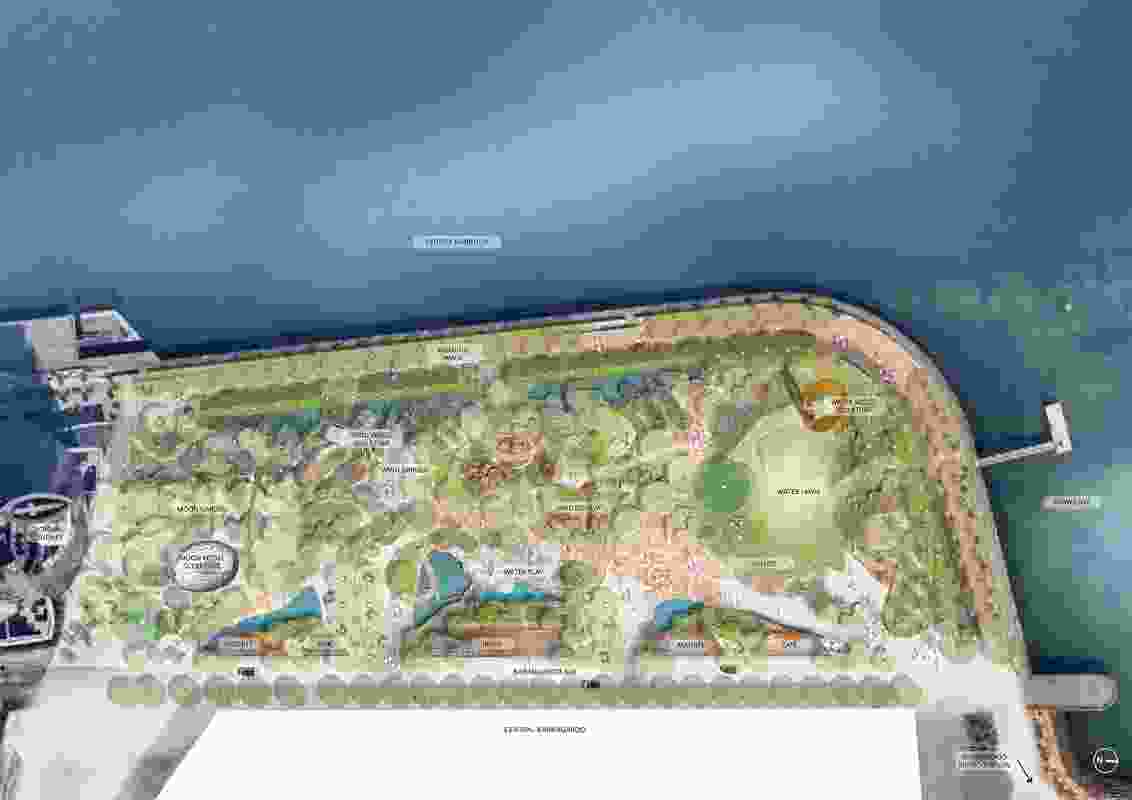 Winning design unveiled for Barangaroo Harbour Park | ArchitectureAu