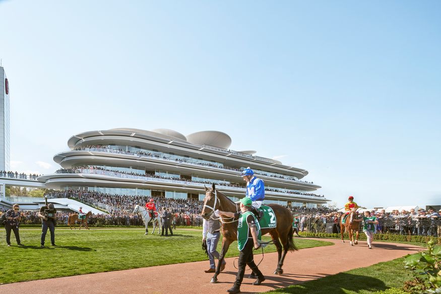 Bates Smart completes ‘game changer’ Flemington club stand | ArchitectureAu