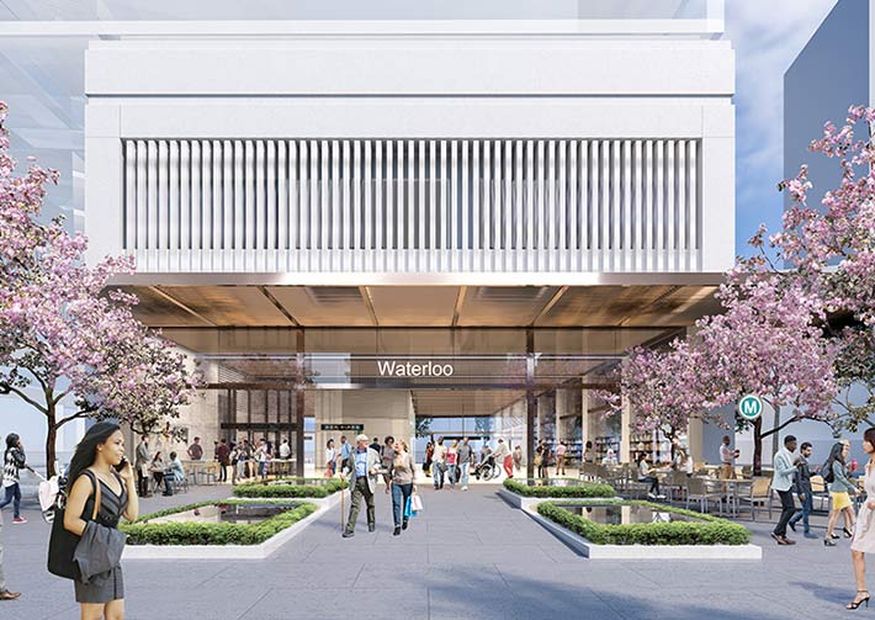 Waterloo over-station development approved | ArchitectureAu