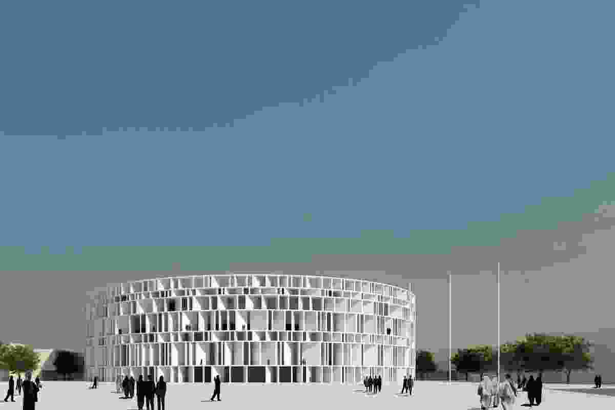 Iraq’s new parliament complex unveiled | ArchitectureAu