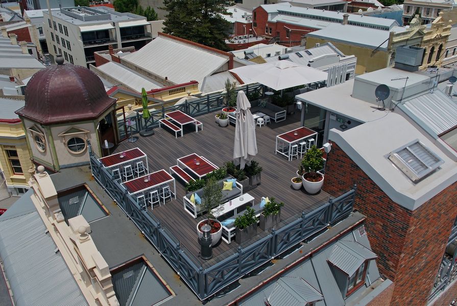 Waterproof rooftop and balcony deck system by NexGen | ArchitectureAu
