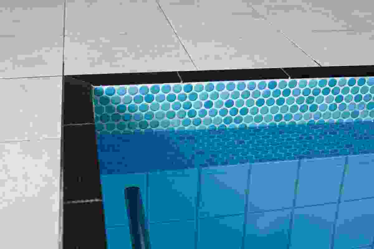 Jasba Loop circular mosaics by Klay Tiles and Facades | ArchitectureAu