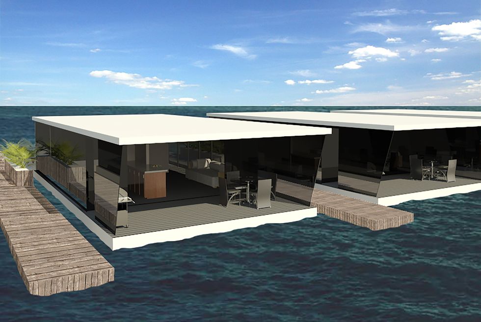 Student designs floating 'apartments' | ArchitectureAu