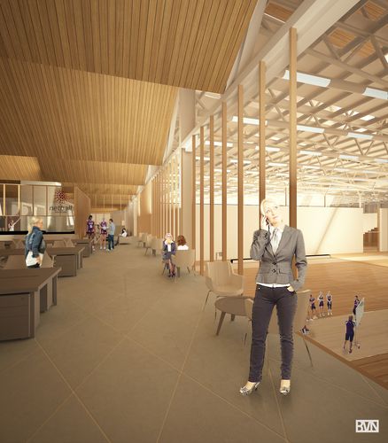 BVN designs Queensland State Netball Centre | ArchitectureAu