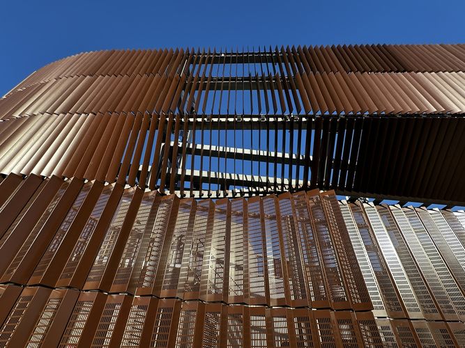 Mascot Traction Substation - Sculptural Screen by PTW Architects ...