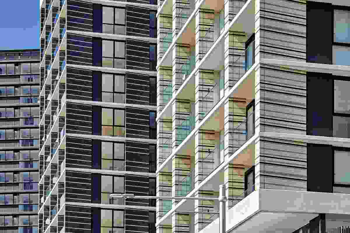 Vitradual non-combustible aluminium cladding by Fairvew | ArchitectureAu