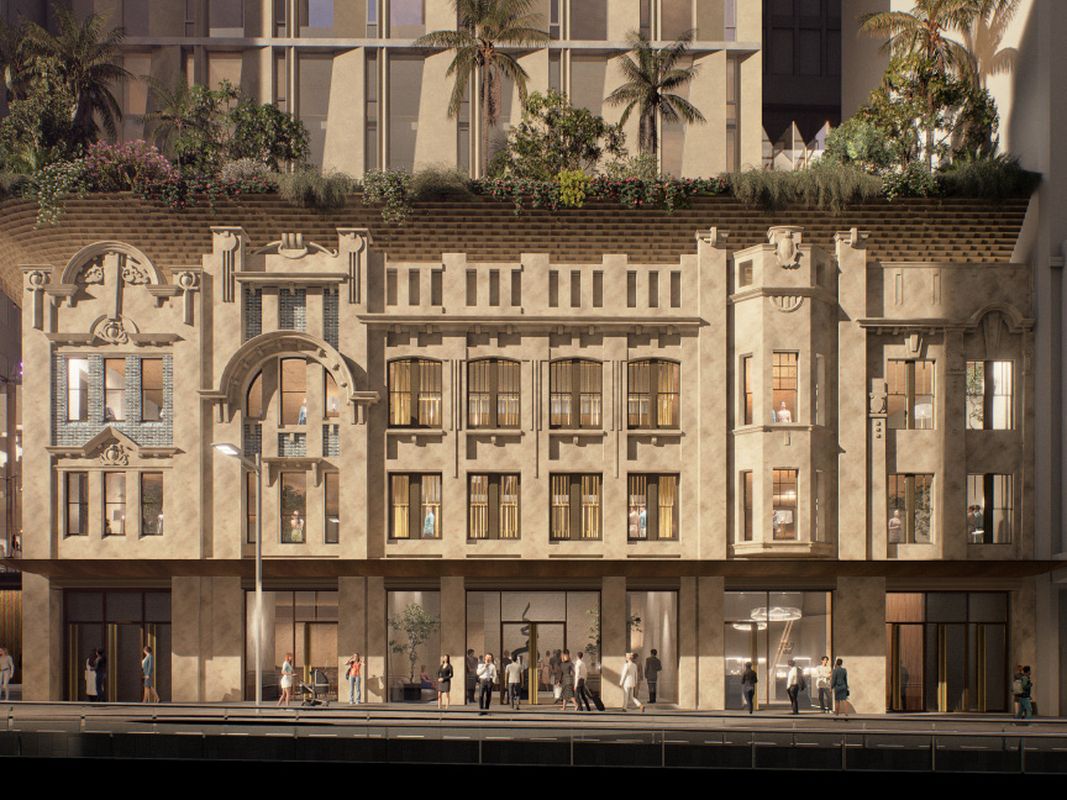 A 60-storey hotel designed by Kerry Hill Architects proposed for Sydney ...