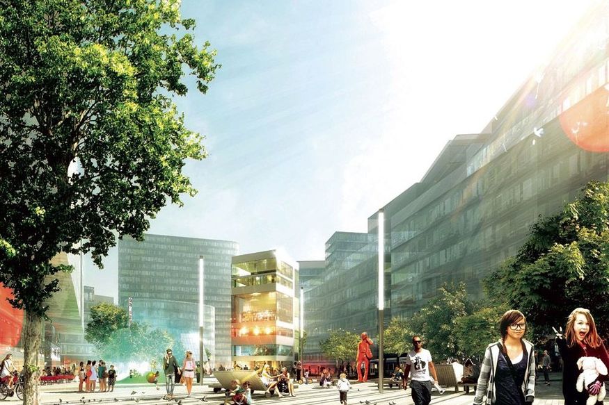 Green Square Library & Plaza unveiled | ArchitectureAu