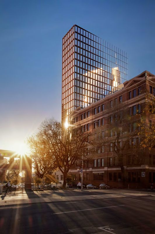 Hachem designs terracotta-hued tower for historic West Melbourne ...
